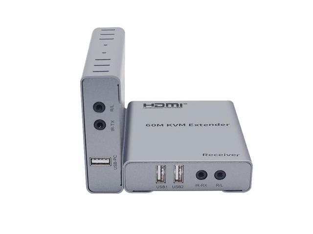 Click here for 60M USB KVM HDMI Extender over CAT5E Cat6 RJ45 Eth... prices