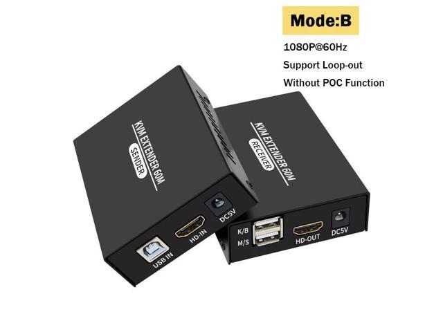 Click here for 60M HDMI KVM Extender Over Single Cat5E/6 Ethernet... prices