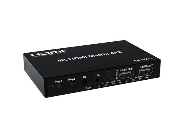 Click here for 4X2 HDMI Matrix 4K 60Hz HDMI 2.0 Matrix Switcher 2... prices