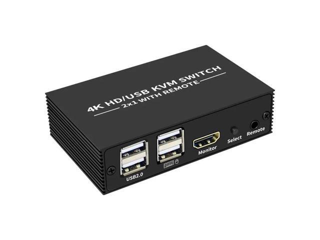 Click here for 2 Port HDMI KVM Switch 2 in 1 out 4K 30Hz HDMI USB... prices