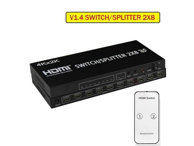 Click here for 2x8 HDMI Switcher Splitter 4K HDMI splitter 1 to 8... prices