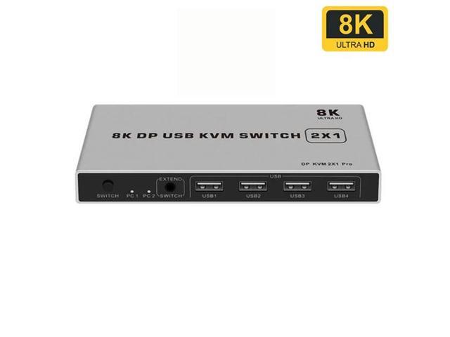 Click here for Dual-port DisplayPort KVM Switch 2 Port 4K 60Hz 8K... prices