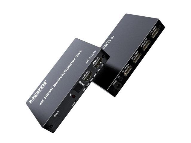 Click here for 4K@60Hz 2x4 Switch 2 In 4 Out HDMI-compatible 5M/3... prices