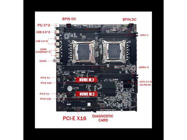 Click here for X99 Dual-Socket Motherboard LGA2011-3 Dual CPU Sup... prices