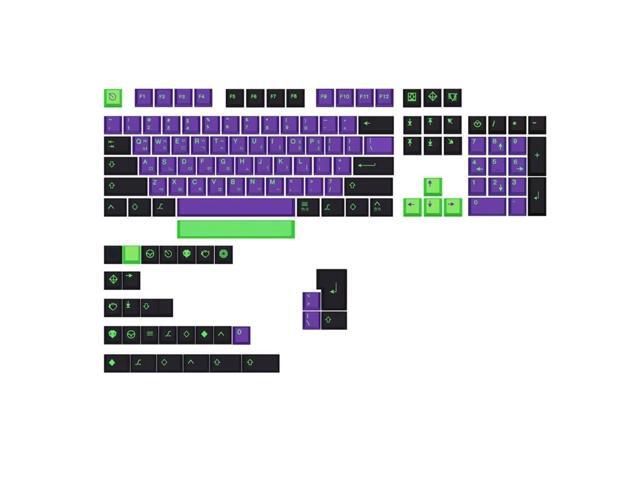 Click here for PBT Keycaps 135 Keys Cherry Profile DYE SUB EVA Pu... prices