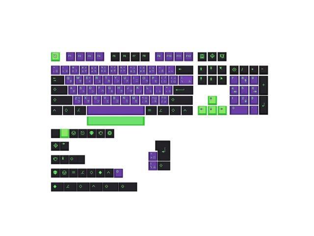 Click here for PBT Keycaps 135 Keys Cherry Profile DYE SUB EVA Pu... prices