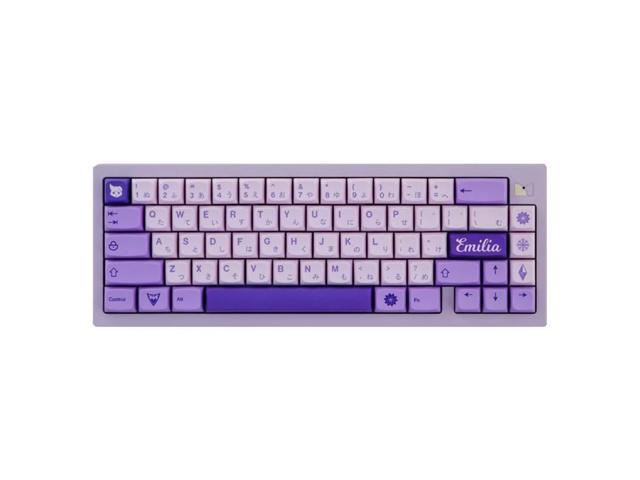 Click here for 134Keys DYE-SUB Keycap XDA Purple Keycaps For Mech... prices