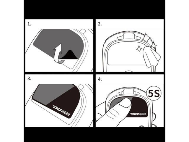 Click here for 1Set Glass Mouse Skates Stickers Mouse Feet Pad Gl... prices