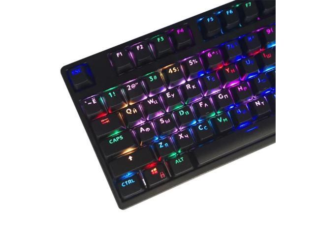 Click here for Gaming Keyboard Keycaps 104Pcs ABS Russian Korean... prices
