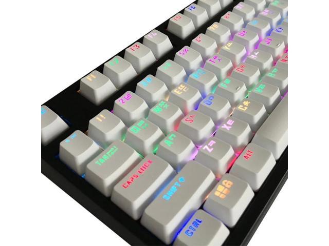 Click here for Gaming Keyboard Keycaps 104Pcs ABS Russian Korean... prices