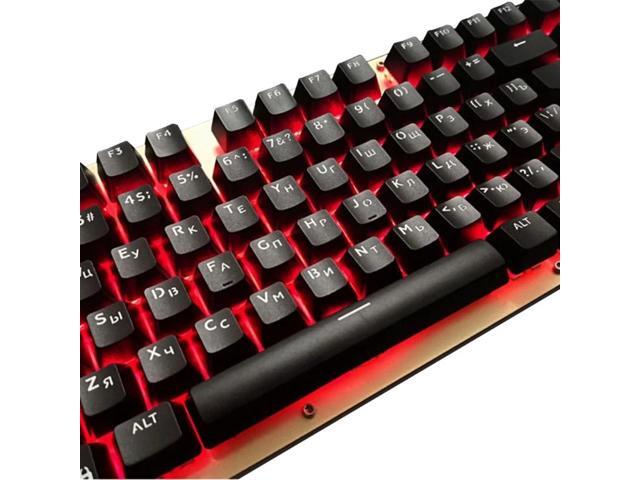 Click here for Gaming Keyboard Keycaps 104Pcs ABS Russian Korean... prices