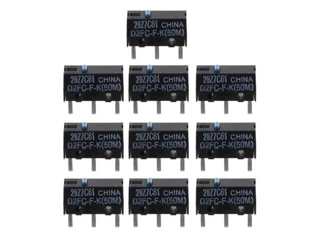 Click here for 10Pcs Mouse Micro Switch Micro Button Blue Dot D2F... prices