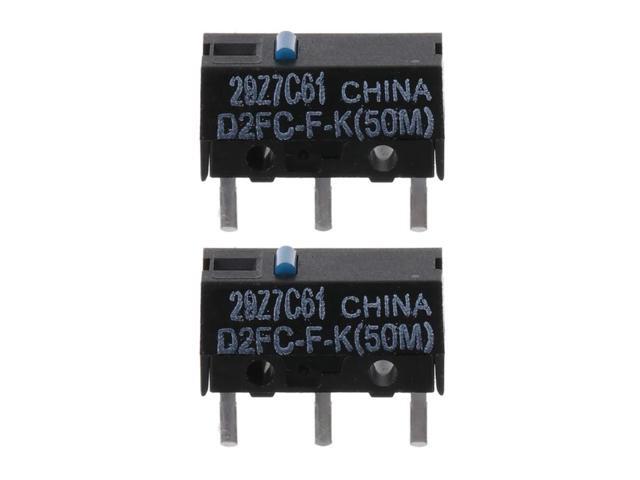 Click here for 2Pcs Mouse Micro Switch Micro Button Blue Dot D2FC... prices