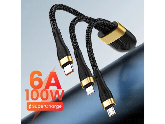 Click here for 3 in 1 USB Cable 6A 100W Fast Charge for Huawei/Ho... prices