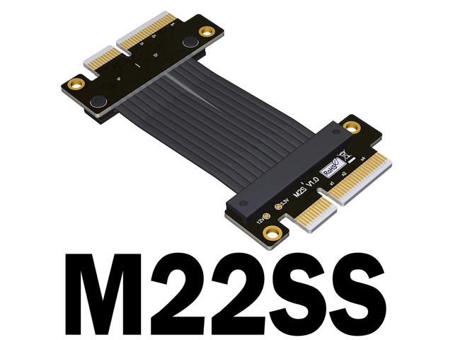 Click here for PCI Express 4.0 X4 Extension Cable Gen4 PCIe 4X TX... prices