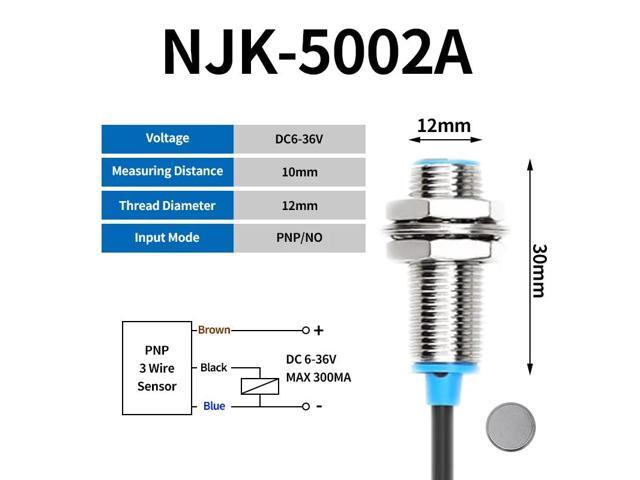 Click here for Hall Sensor Proximity Switch M12 NPN DC 3-Wires No... prices