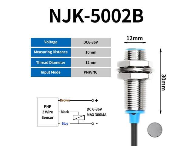 Click here for Hall Sensor Proximity Switch M12 NPN DC 3-Wires No... prices