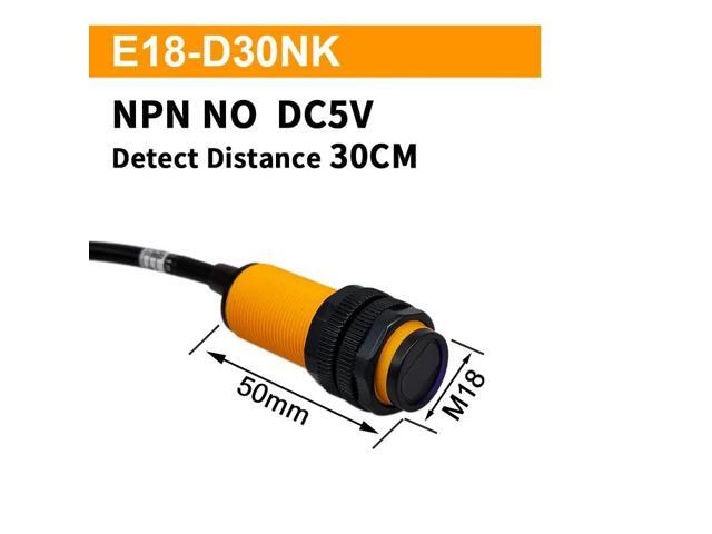Click here for E18-D30NK Photoelectric Switch D50NK NPN NO DC5V O... prices