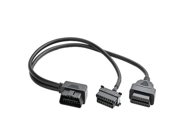 Click here for L-SHAPED ELBOW OBD2 OBD II FULL 16 PIN MALE Y-SHAP... prices
