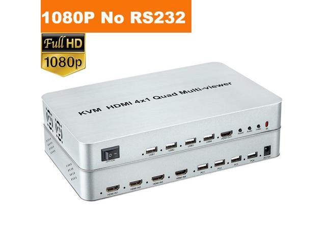 Click here for 4K 60Hz KVM HDMI Multi-viewer 4X1 HDMI Quad Screen... prices