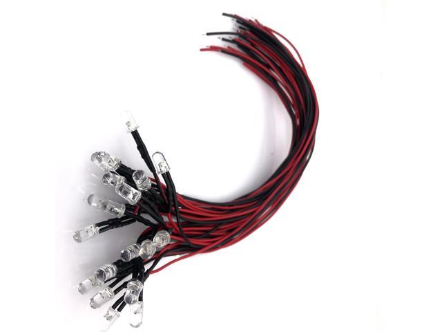 Click here for 10pcs/lot DC 12V LED Diodes 20cm Pre Wired 5mm LED... prices