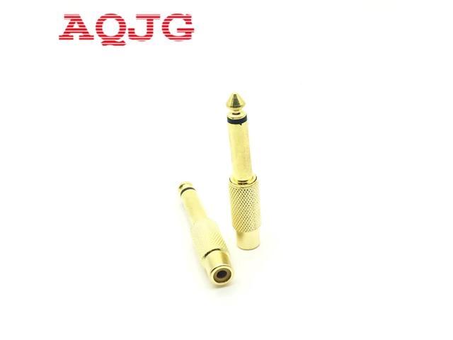 Click here for 5pcs 6.35mm 1/4 Male Mono Plug To RCA Female Jack... prices