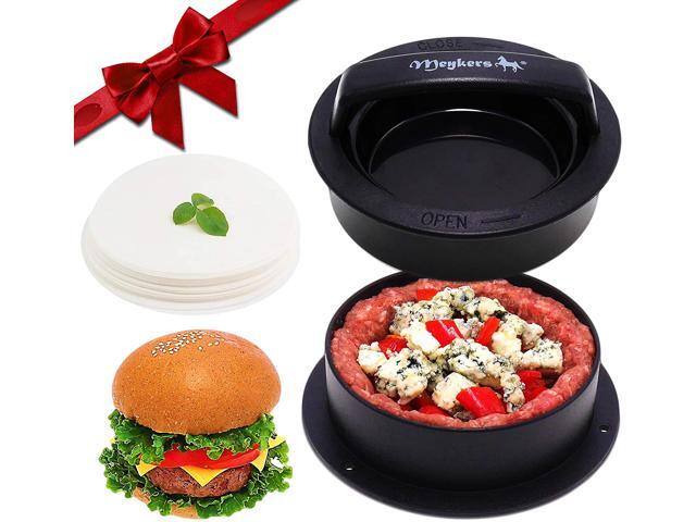 Click here for Meykers Stuffed Burger Press with 100 Wax Papers -... prices