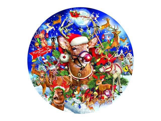 Click here for SunsOut Reindeer Madness 1000 piece Jigsaw Puzzle... prices