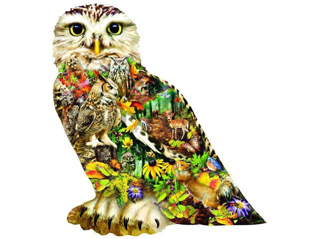 Click here for Forest Messenger 650 pc Special Shaped Jigsaw Puzz... prices