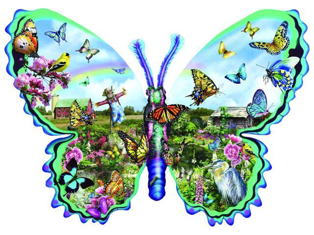Click here for Butterfly Farm 1000 pc Special Shaped Jigsaw Puzzl... prices