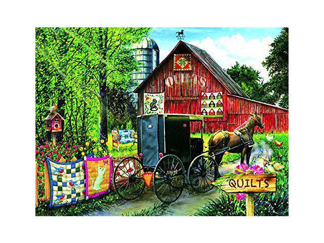 Click here for Amish Quilt Sale 1000 pc Jigsaw Puzzle by SunsOut prices