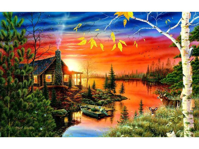 Click here for Autumn Evening 550 pc Jigsaw Puzzle by SunsOut prices