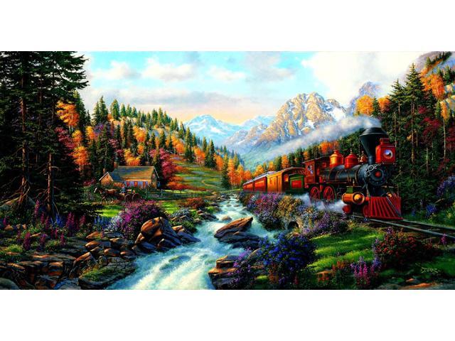 Click here for SUNSOUT INC Autumn Run 500 pc Jigsaw Puzzle prices