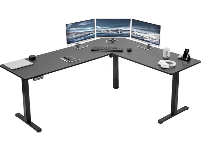 Click here for Electric Height Adjustable 75 x 63 inch Corner Sta... prices