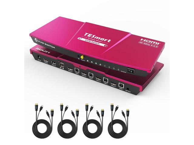 Click here for HDMI KVM Switch 4 Port 4K@60Hz  KVM Switch 1 Monit... prices