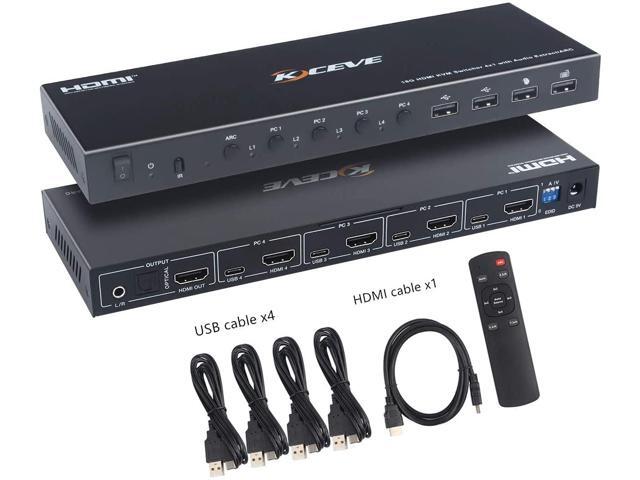 Click here for KVM Switch HDMI 4 Port Support 4K@60Hz 2K@120Hz Si... prices