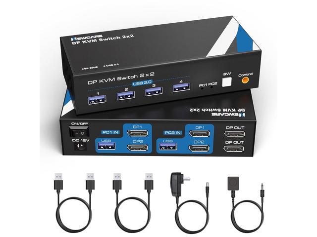 Click here for 8K DisplayPort KVM Switch  NEWCARE DP KVM Switch 2... prices