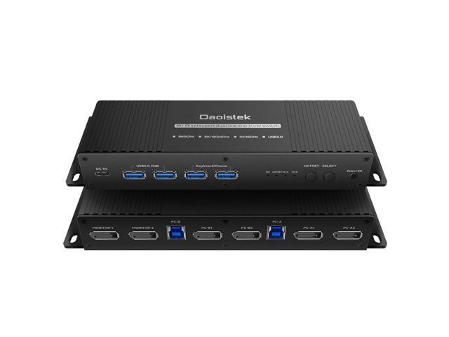 Click here for kvm Switch 2 Monitors 2 Computers Display Port Hot... prices