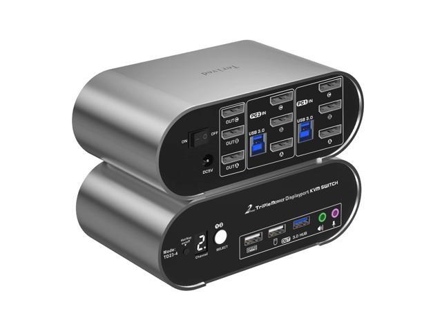 Click here for 2 Port DP USB 3.0 KVM Switch Triple Monitor Two Co... prices