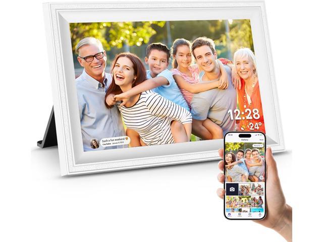 Click here for Smart White Digital Picture Frame WiFi Send Photos... prices