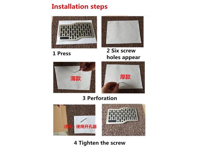 Click here for Acaigel 1x Stainless Steel Car Floor Carpet Mat He... prices