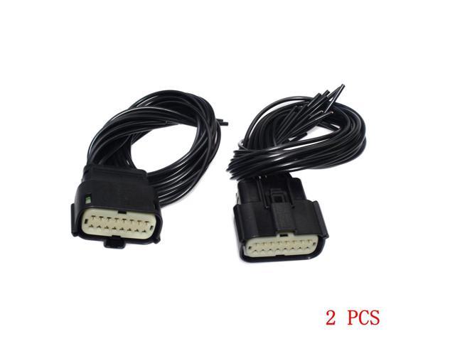 Click here for Acaigel 2pcs 16 PINS Headlight Connector Pigtail 6... prices