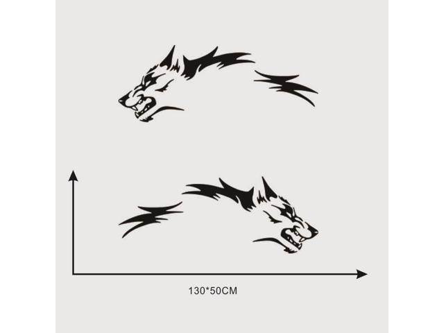 Click here for Paiying 2pcs Running Wolf Fashion Vinyl Decals Sti... prices