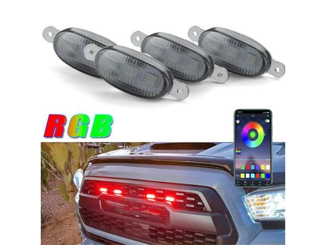 Click here for Acaigel 4x APP RGB Raptor Style LED Lamp Front Gri... prices