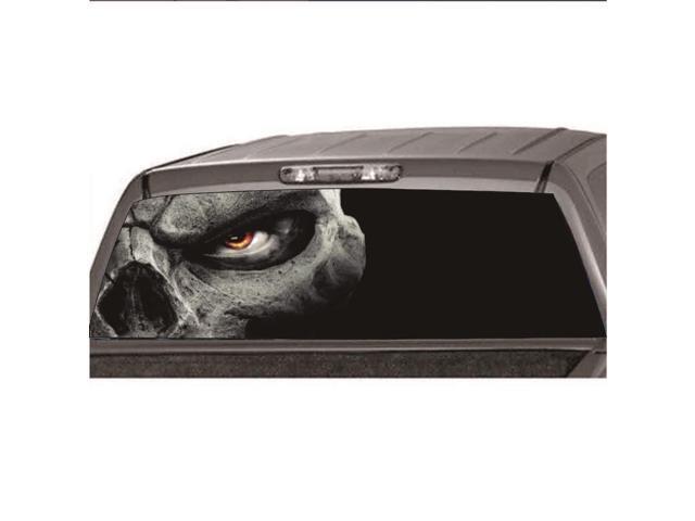 Click here for Yassdwbn Perforated Skull Graphic Rear Window Deca... prices