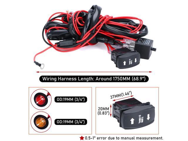 Click here for Yassdwbn LED Turn Signal Light Switch Relay Prewir... prices