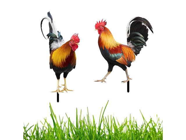 Click here for Yingshan 2PCS Rooster Decor Chicken Statue Outdoor... prices