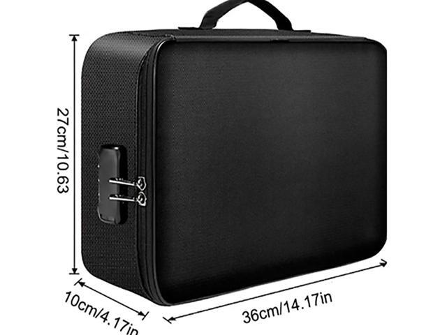 Click here for Acaigel 1x 3-Layer Document Box with Lock File Sto... prices