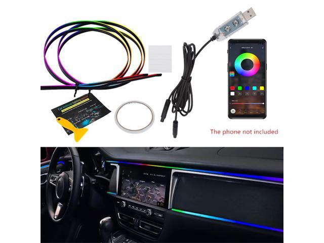 Click here for Acaigel 2 IN 1 64 Color Car LED Color Atmosphere L... prices