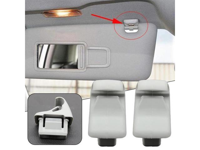 Click here for 2Pcs Sun Visor Holder Clip Grey MR654343 For Mitsu... prices
